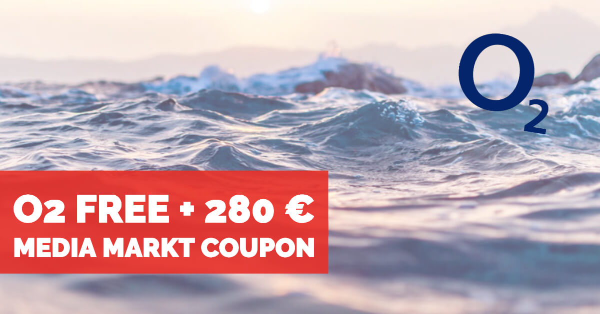 o2 Free Tarife inkl. Media Markt Gutschein (bis zu 280 € Coupon sichern)